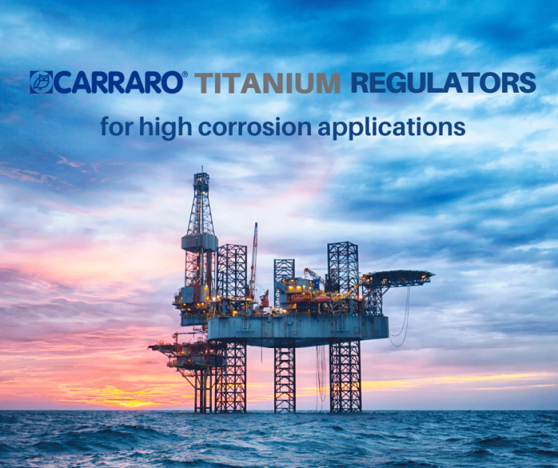 Titanium regulators valves CARRARO - Carraro Valvole